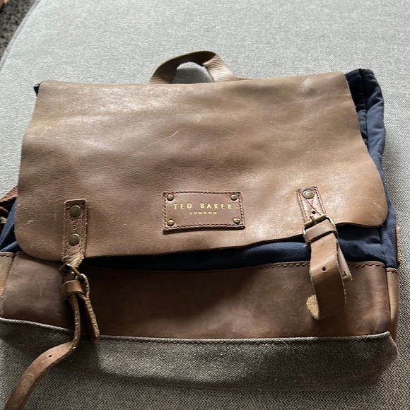Ted Baker London | Bags | Ted Baker Leather Book Satchel | Poshmark